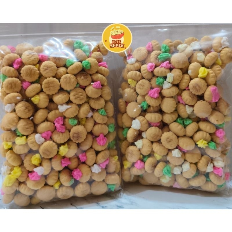 Jual KUE GEMBROS 220GR/KUE MONAS/BISKUIT WARNA-WARNI/SNACK KILOAN ...