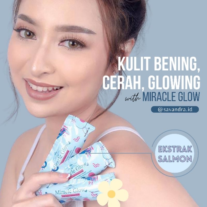 Jual Savandra Miracle Glow Collagen Drink Plus DNA Salmon Minuman ...