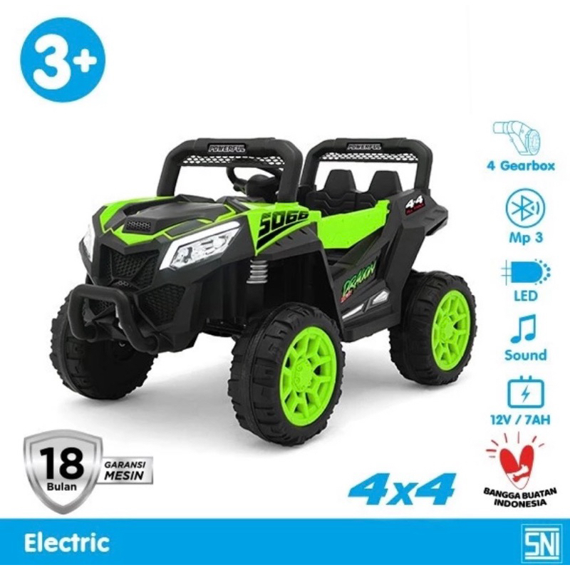 Jual SEWA Mobil Tiger Hijau - Azkia Baby Rental Medan Mainan Anak Medan ...
