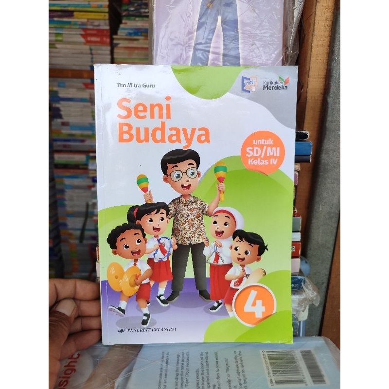 Jual seni budaya. kelas 4 SD. erlangga. merdeka | Shopee Indonesia
