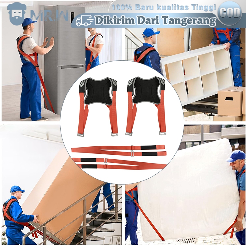 Jual Tali Pengangkat Barang Set Shoulder Lifting Dolly Moving Strap ...