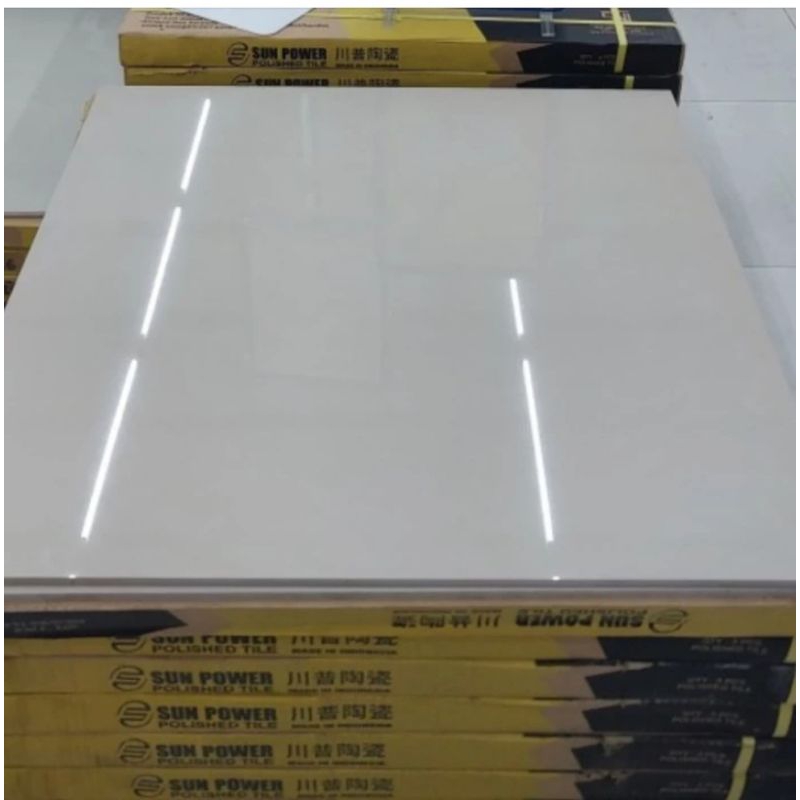 Jual granit lantai 60x60 cream polos double loading granite sun power ...