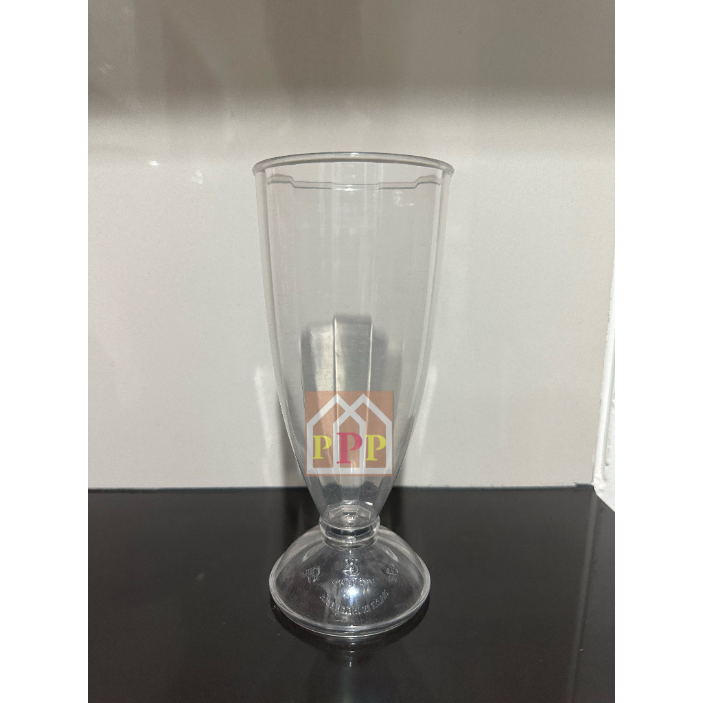 Jual Gelas plastik jus 400ml Mug plastik 400ml gelas plastik bening ...