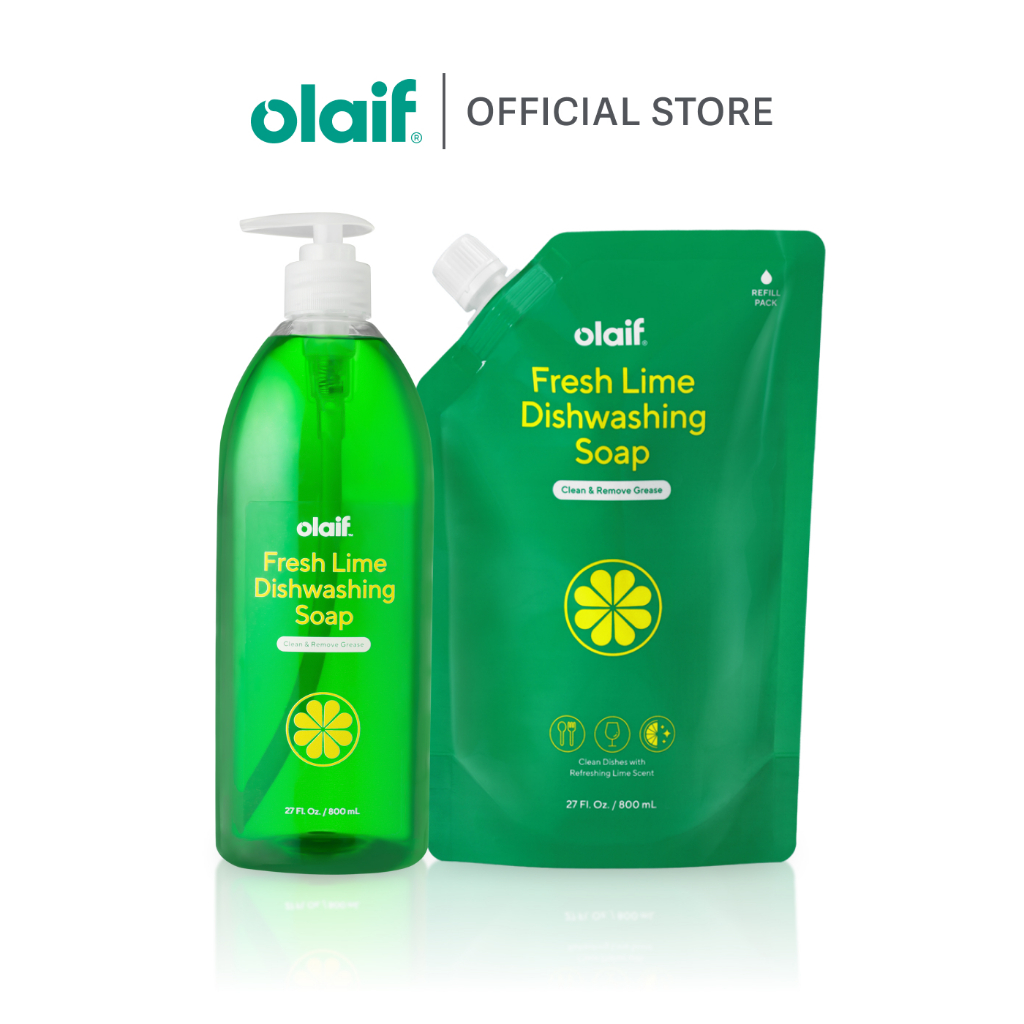 Jual Olaif Fresh Lime Dishwashing Soap (800mL) - Sabun Cuci Piring ...