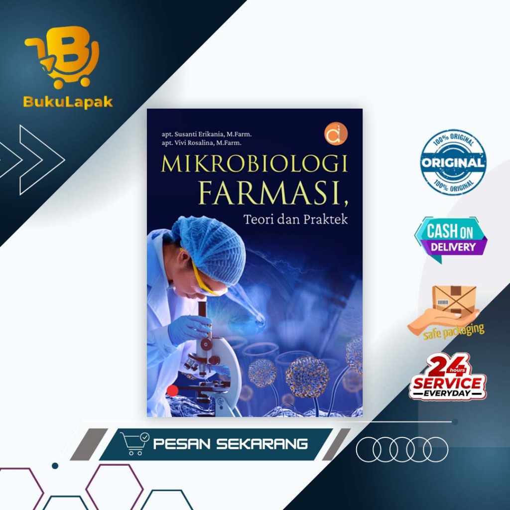 Jual Buku Mikrobiologi Farmasi, Teori dan Praktik BW - Buku Farmasi - Deepublish | Shopee Indonesia