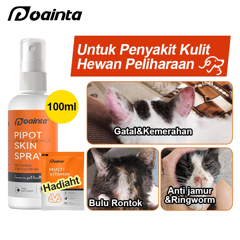 Jual PUAINTA Anti Jamur Pipot Spray Kulit Untuk Anjing dan Kucing ...