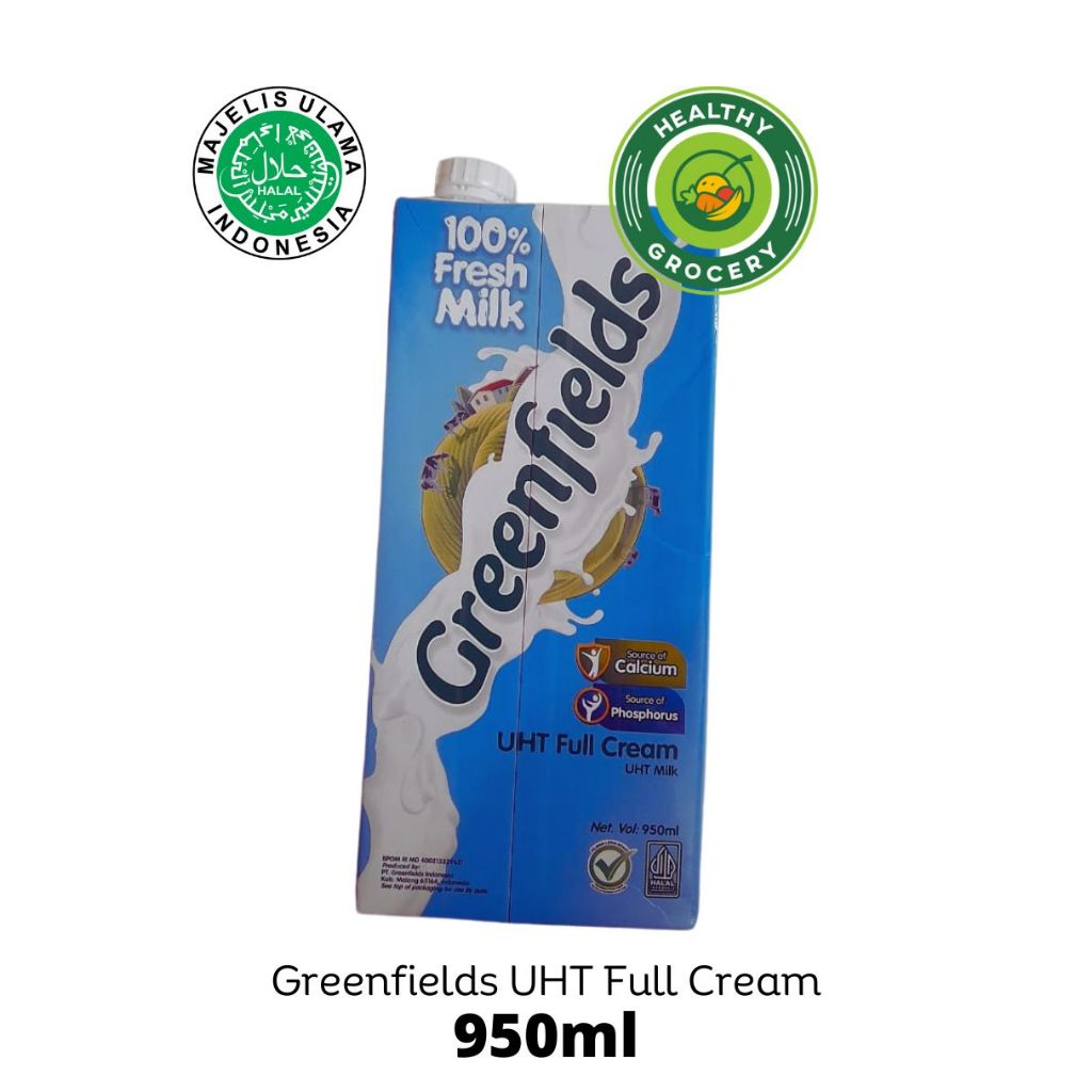 Jual Greenfields Milk UHT 950ml Greenfield Greenfil Greenfiel susu UHT susu segar premium enak ...