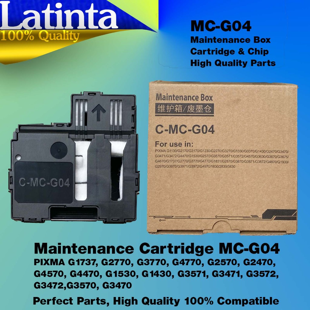 Jual Maintenance Box Cartridge MC-G04 PN 5813C001 termasuk Busa ...