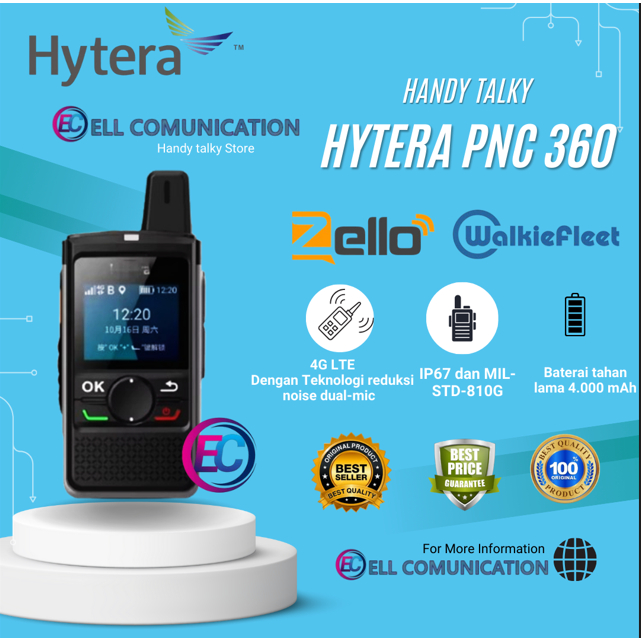 Jual Hytera PNC360S OPSI HT POC Hytera PNC 370 PNC 360S Ori Garansi ...