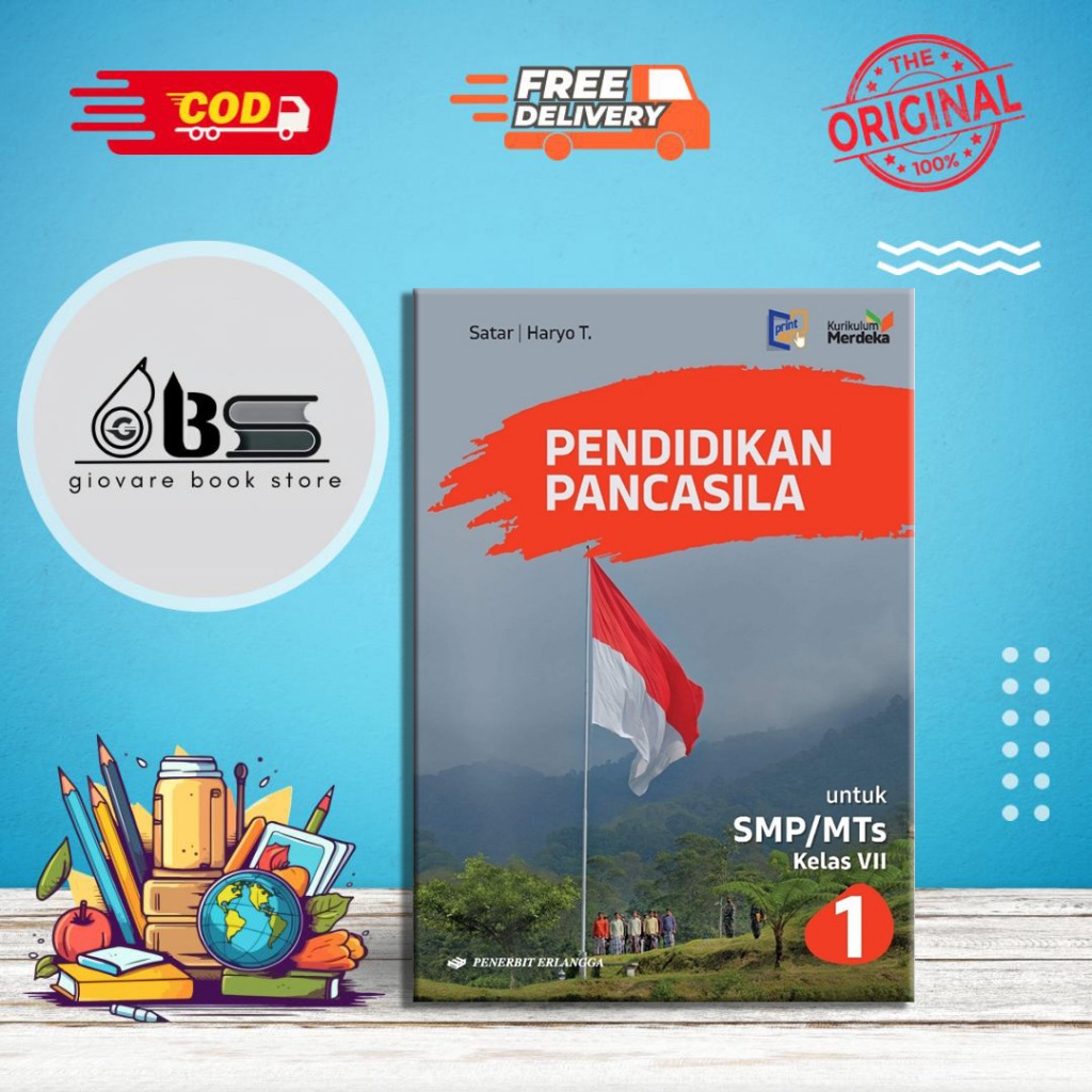 Jual BUKU PENDIDIKAN PANCASILA KELAS 7 ERLANGGA KURIKULUM MERDEKA | PENDIDIKAN PANCASILA SMP/MTS ...