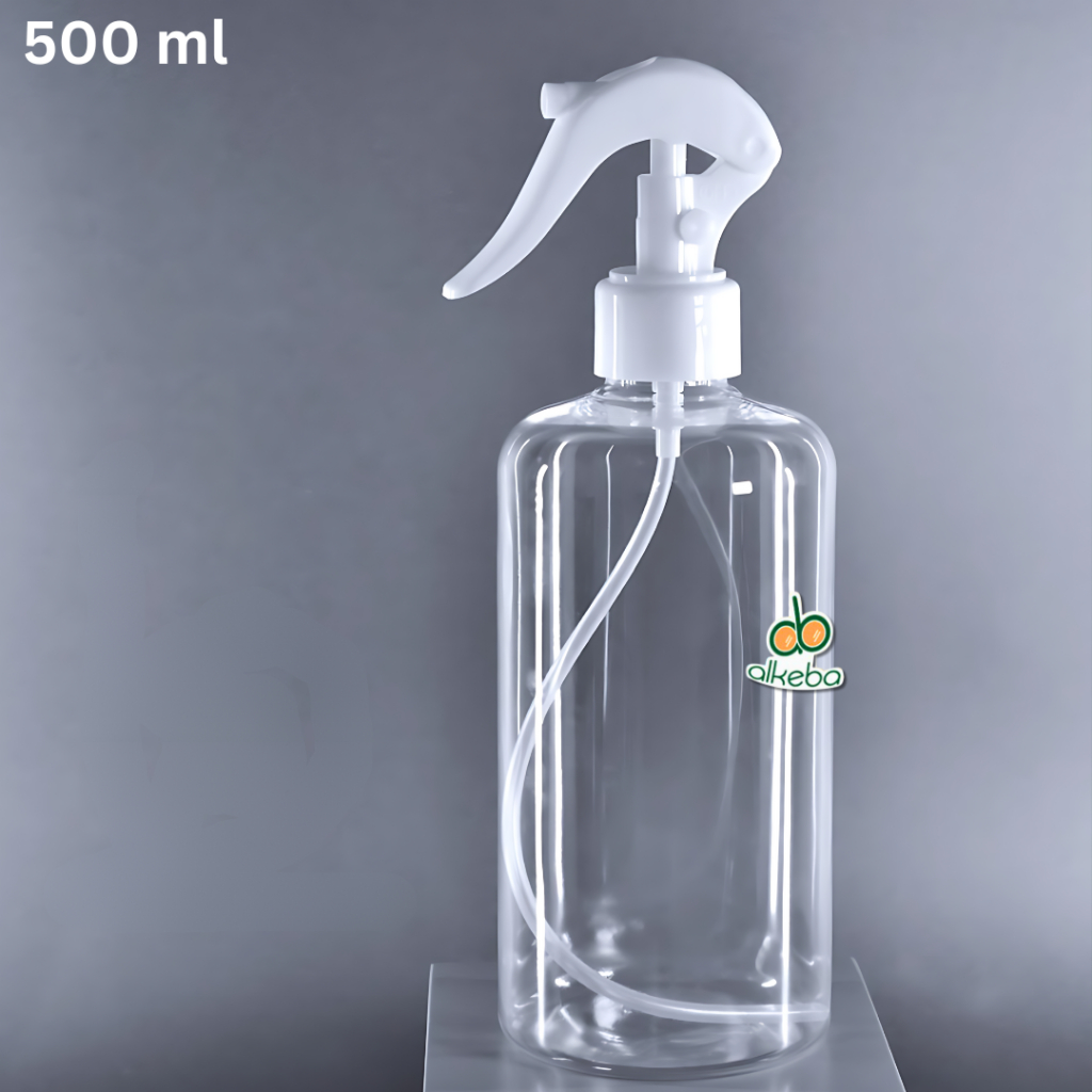 Jual Botol Spray Kosong 500 ml Bening Trigger / Botol Refill Kispray ...