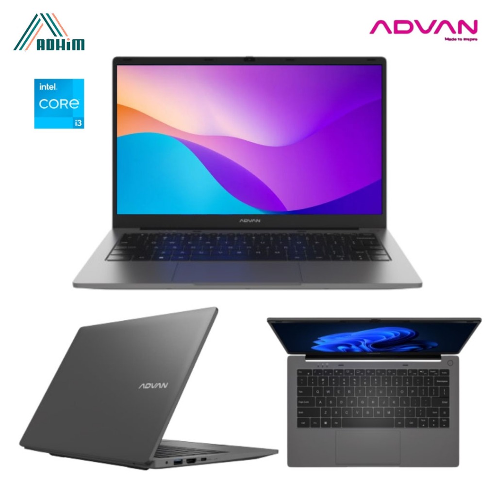 Jual ADVAN WORKPRO LITE GREY CORE i3-1220P/8GB/256SSD/14"HD/WIN11/NO ...