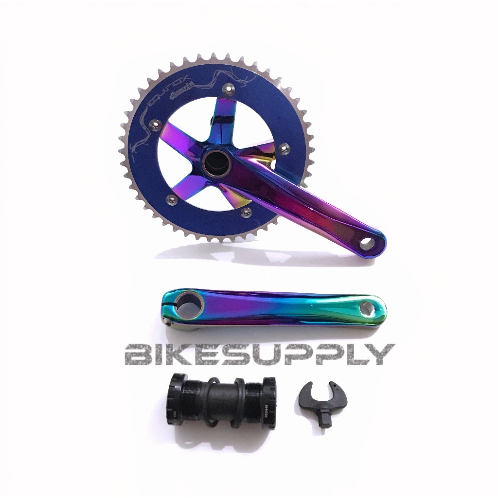 Jual Crankset / Crank Set Sepeda Fixie 46T Single Speed Fixed Gear ...