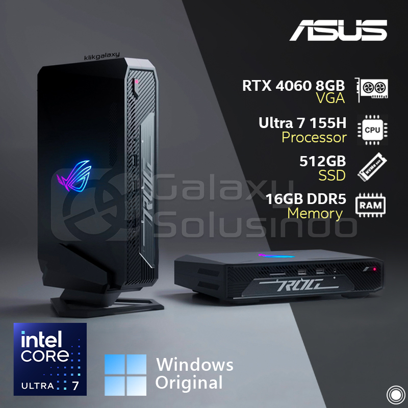 Jual ASUS ROG NUC 760 RNUC14SRKU7168A0I - RNUC14SRKU7 RTX 4060 Intel ...
