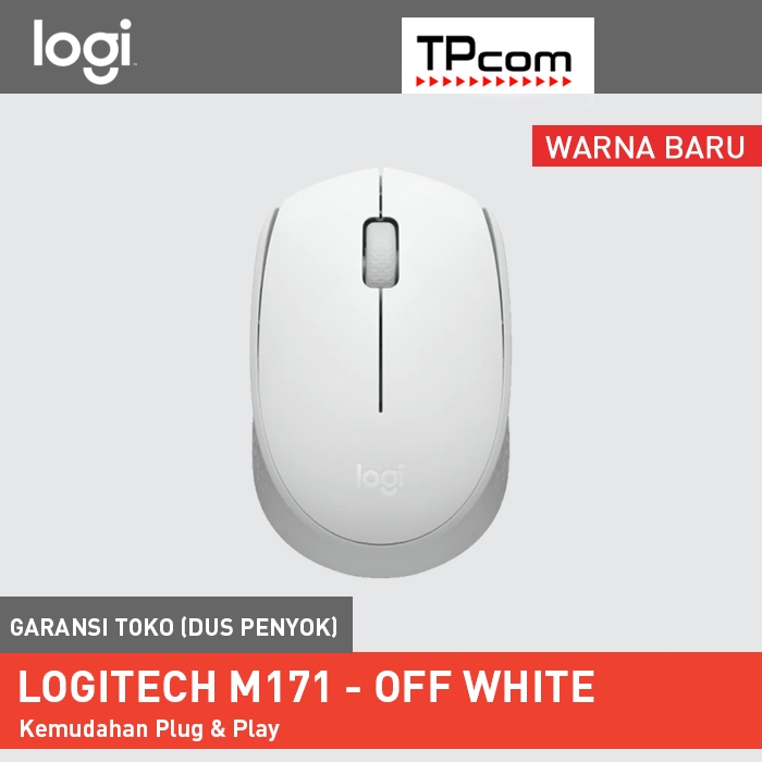 Jual Logitech Mouse M171 - Off White [DUS PENYOK] | Shopee Indonesia