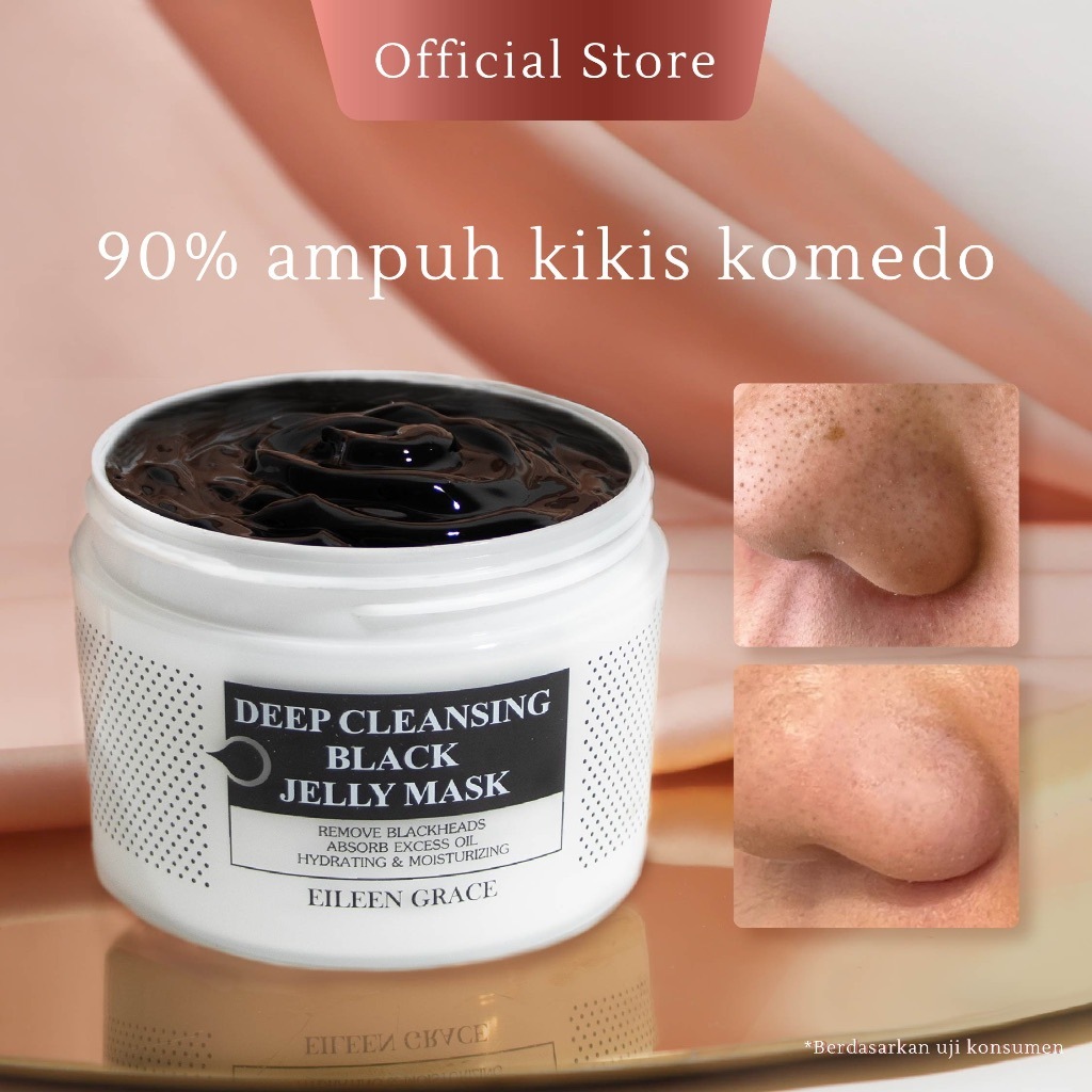 Jual EILEEN GRACE - Deep-Cleansing Black Jelly Mask 300ml | MOISTURE ...