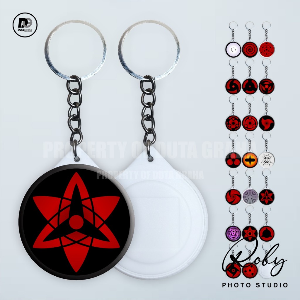 Jual [KEYRING PRESS] NARUTO MANGEKYOU SHARINGAN Gantungan Kunci ...