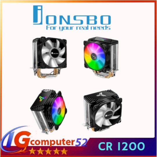 Jual JONSBO CR-1200 JONSBO CR1200 CPU COOLER / HSF COOLER RGB | Shopee ...