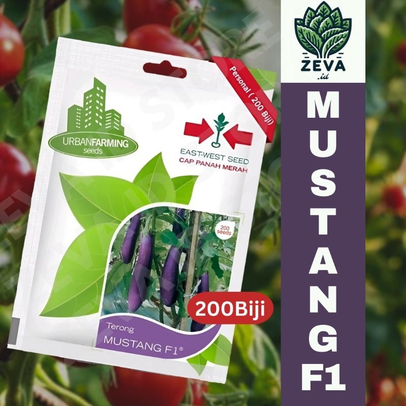 Jual Benih Bibit Terong Mustang F1 - Cap Panah Merah | Shopee Indonesia