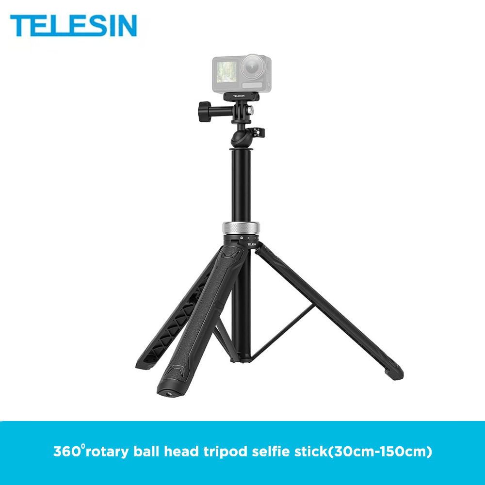 Jual TELESIN Mini Table Tripod with 360 Rotating Ballhead for Action ...
