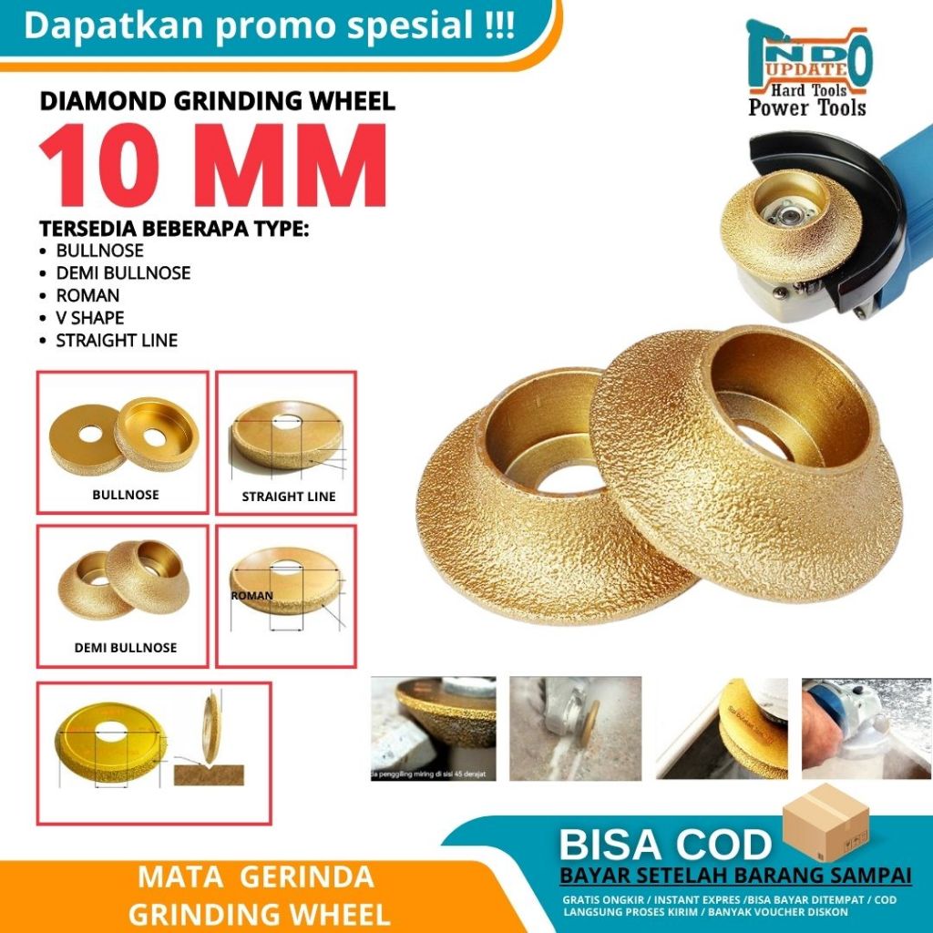 Jual Mata Gerinda Tangan Gergaji Grinding Roda Diamond Grinding Wheel ...
