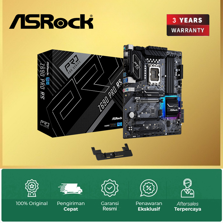 Jual Motherboard ASRock Z690 PRO RS (Intel LGA 1700, Gen12) | Shopee ...