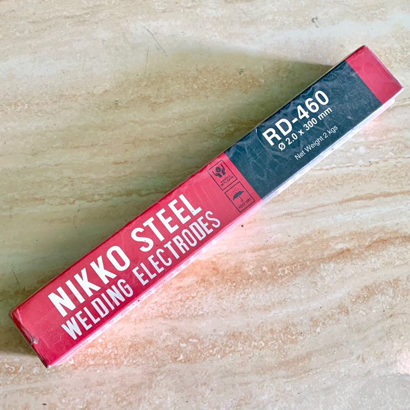 Jual Kawat las RD460 2 mm Nikko steel 2kg elektroda RD 460 welding 2 x 300 mm | Shopee Indonesia