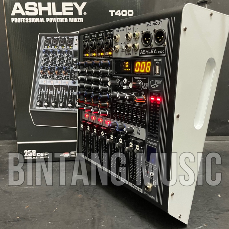 Jual power mixer 4 channel ashley T400 original garansi 1 tahun ...