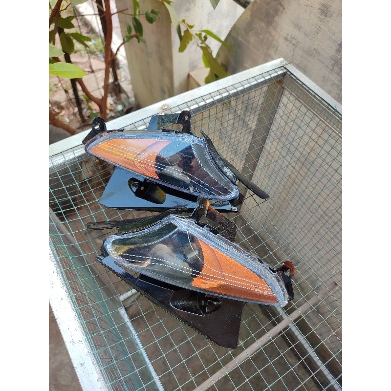 Jual sen depan honda beat pop custome smoke oren terbaru | Shopee Indonesia