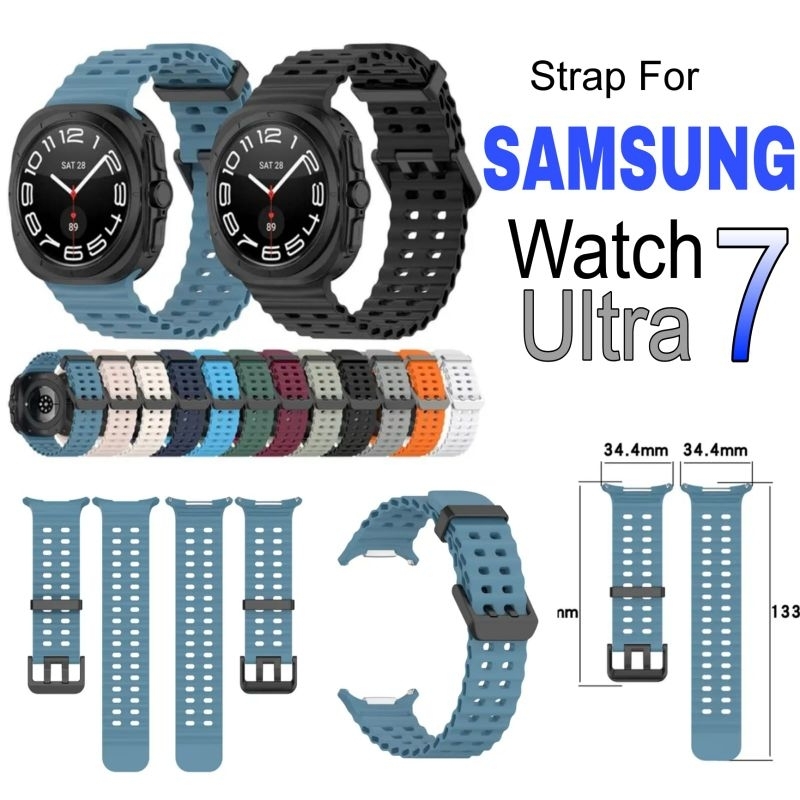 Jual Tali Strap Jam Samsung Galaxy Watch 7 Ultra 47mm SIlikon Tali ...