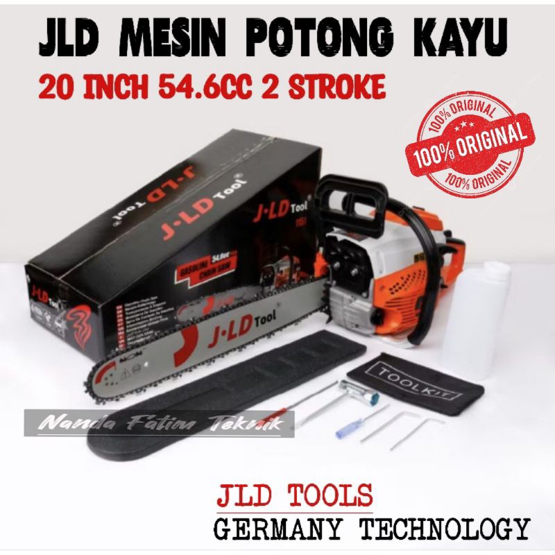 Jual JLD German mesin potong kayu 58CC mesin sinso senso chainsaw 2 tak ...