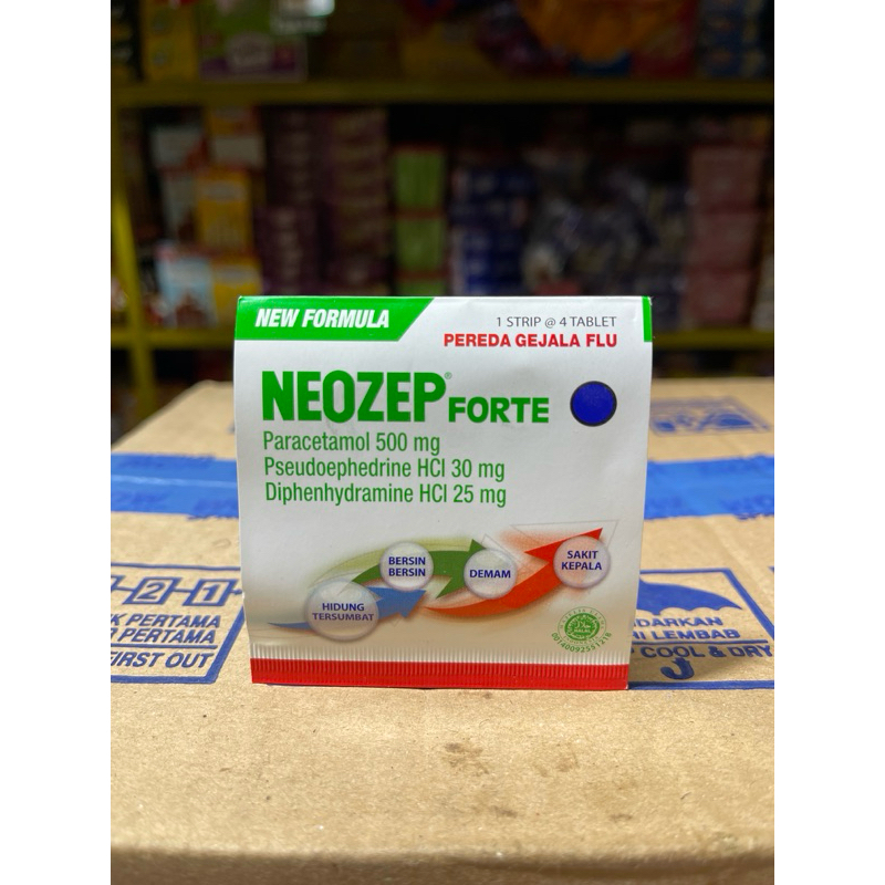 Jual NEOZEP FORTE STRIP ( ISI 4 TABLET ) | Shopee Indonesia