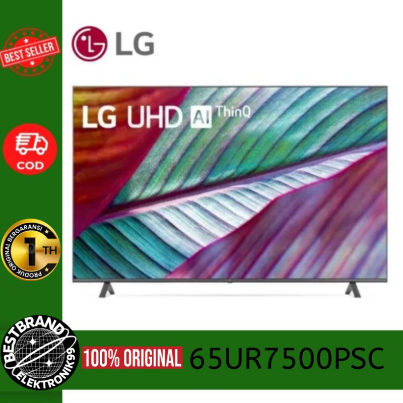 Jual LG 65UR7500 65INCH 4K UHD SMARTTV THINQ AI 65UR7500PSC | Shopee ...