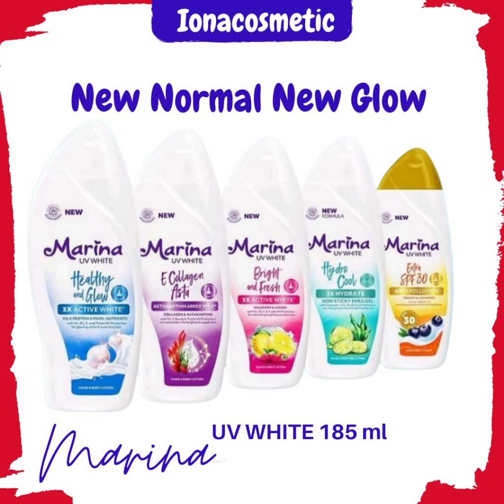 Jual Marina UV White Hand & Body Lotion 185 Ml | Shopee Indonesia