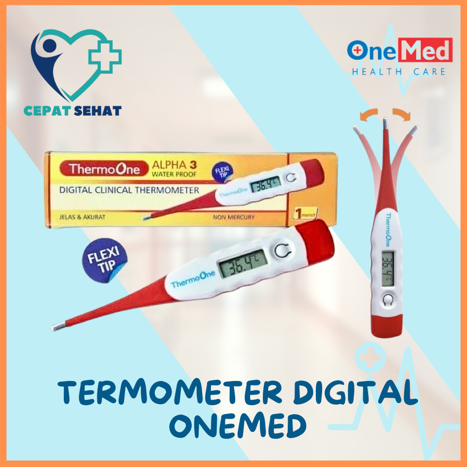 Jual TERMOMETER DIGITAL ONEMED/TERMOMETER DIGITAL THERMO ONE ALPHA 1 ...