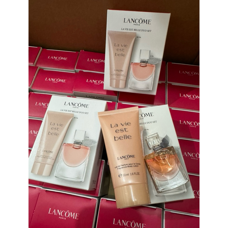 Jual LANCOME MINIATURE GIFT SET PERFUNE LA VIE EST BELLE BODY LOTION ...