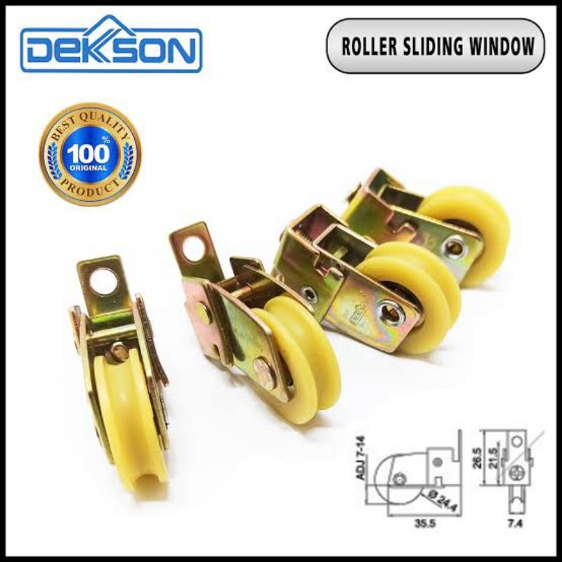 Jual Roda Sliding Window - Roda Jendela Geser - Sliding Window Dekson ...