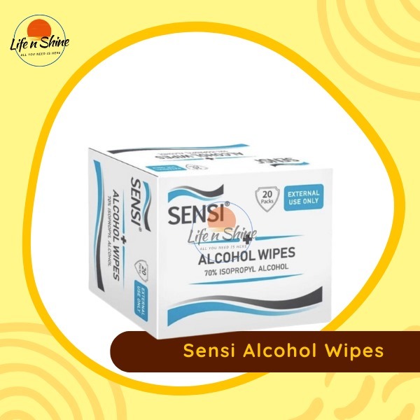 Jual Sensi Alcohol Wipes / Tisu Basah 70% Isopropyl Alcohol - Isi 20 ...