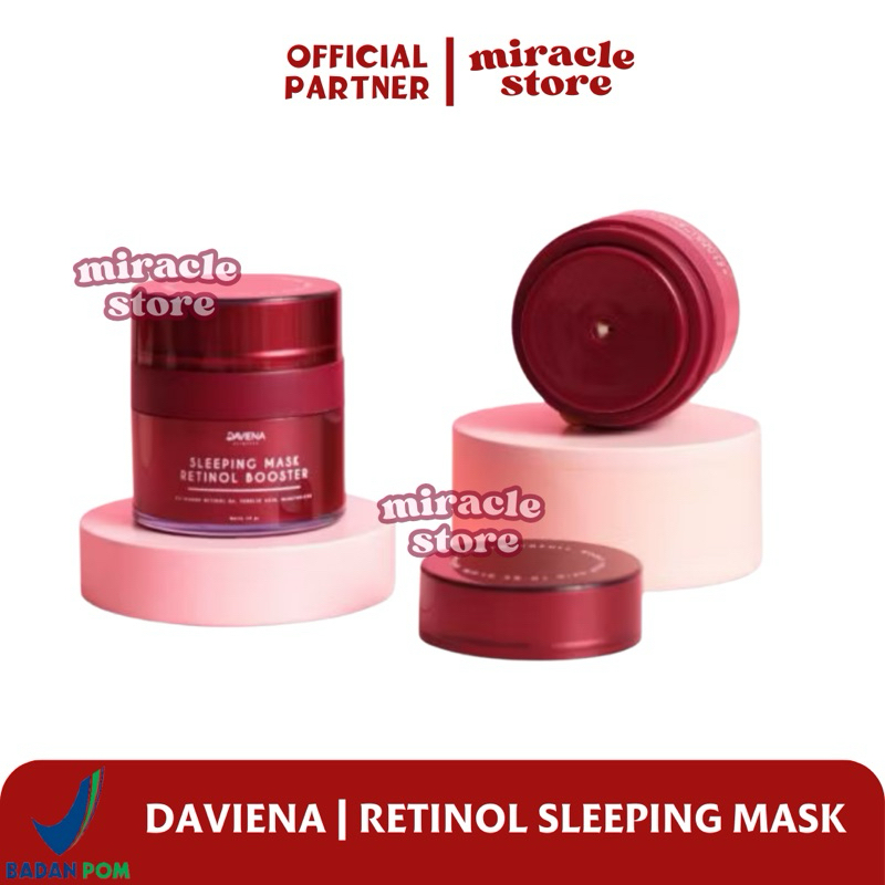 Jual [MIRACLE STORE] DAVIENA SLEEPING MASK RETINOL BOOSTER DAVIENA ...