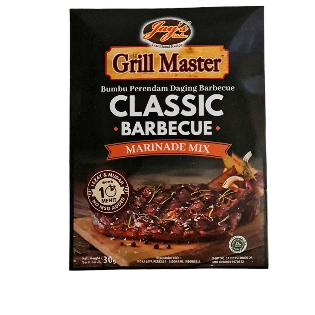 Jual Bumbu Marinasi Daging Classic Barbeque BBQ Halal Jays Jay's ...