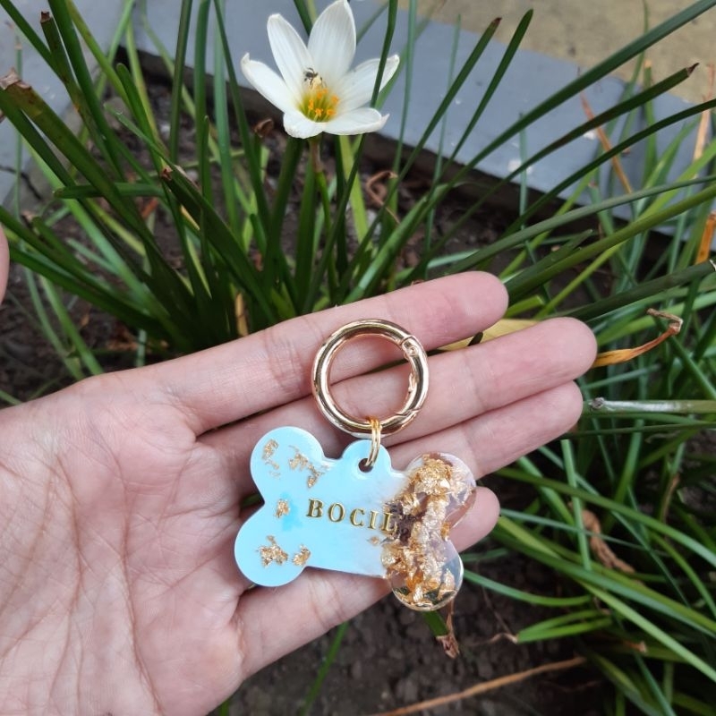 Jual Custom Pet Tag dan Name Tag Resin - Nama Hewan Peliharaan - Anjing ...