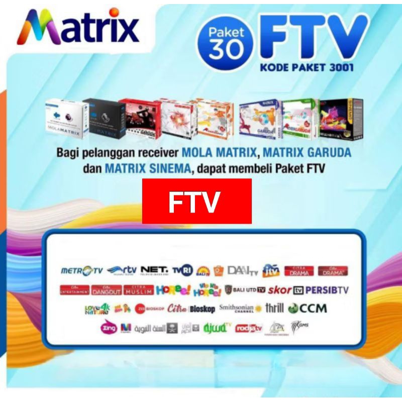 Jual Paket FTV Nex Parabola Matrix Garuda G1 G2 Sinema Mola Matrix Nex ...