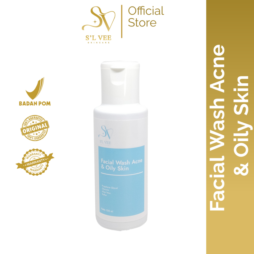 Jual Facial Wash Acne & Oily Skin S'L VEE - 100 ml | Shopee Indonesia
