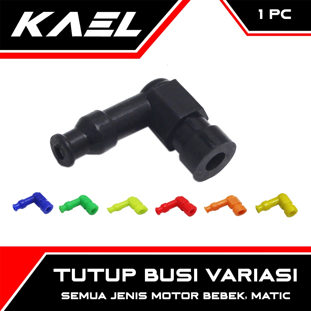 Jual Tutup Busi Waterproof Warna Universal Motor Bebek-Matic-Sport Cop ...