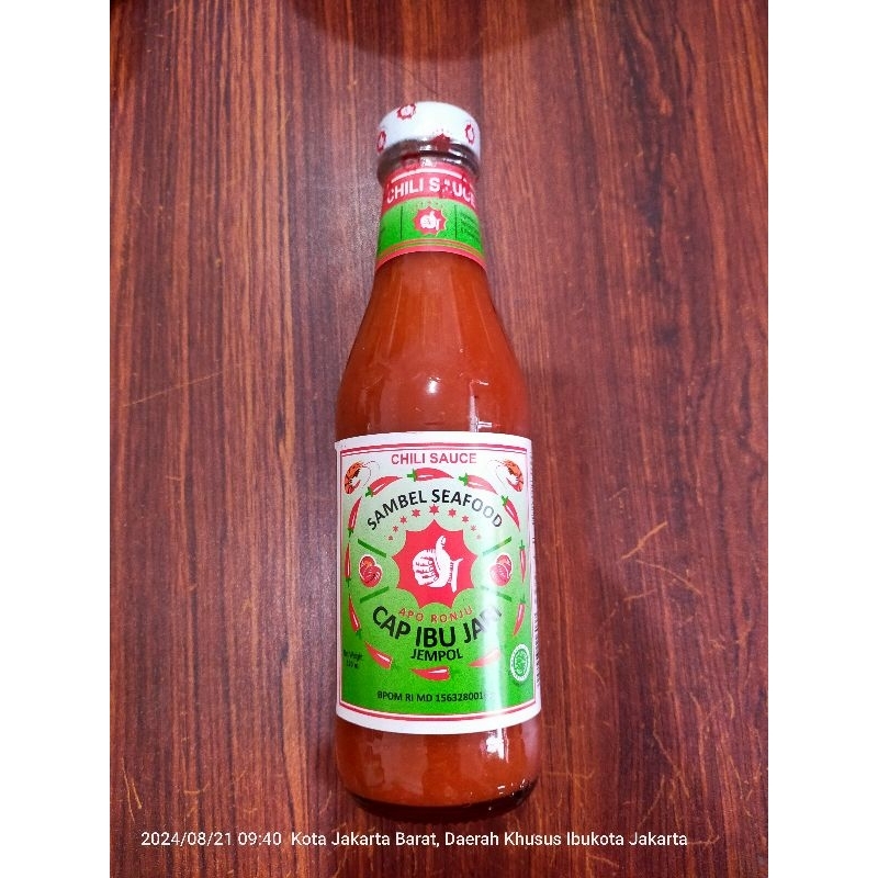 Jual CAP IBU JARI SAMBAL SEAFOOD 320 ml | Shopee Indonesia
