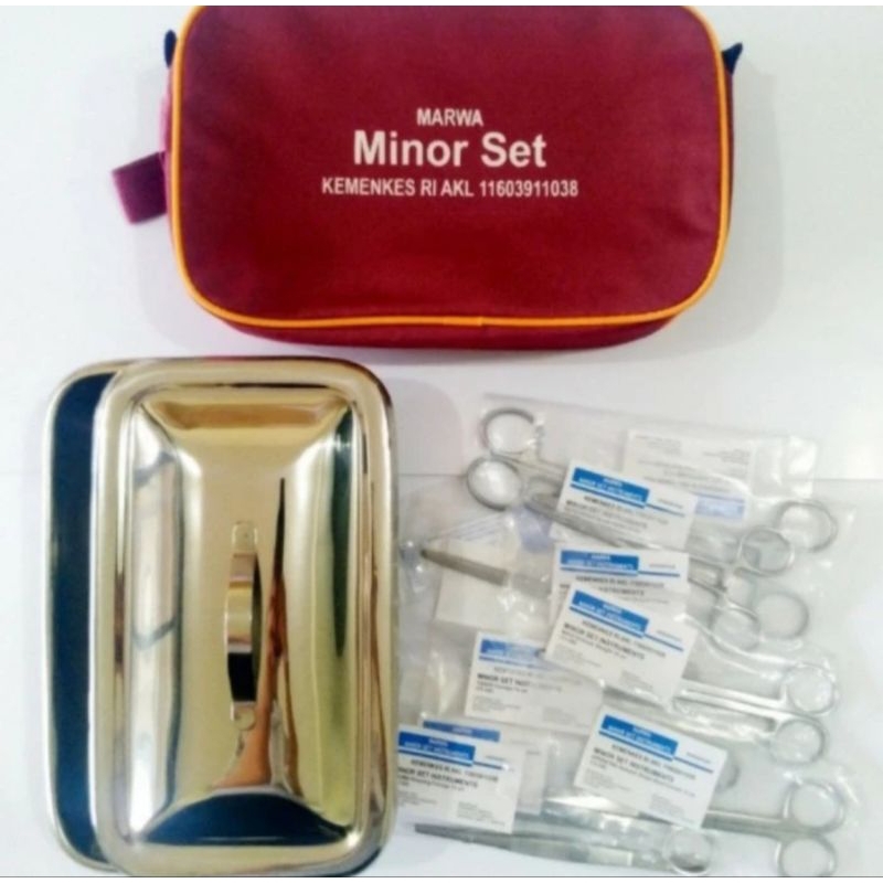 Jual Minor Set Marwa Instrumen Alat Bedah Operasi Set Minor Instrument ...