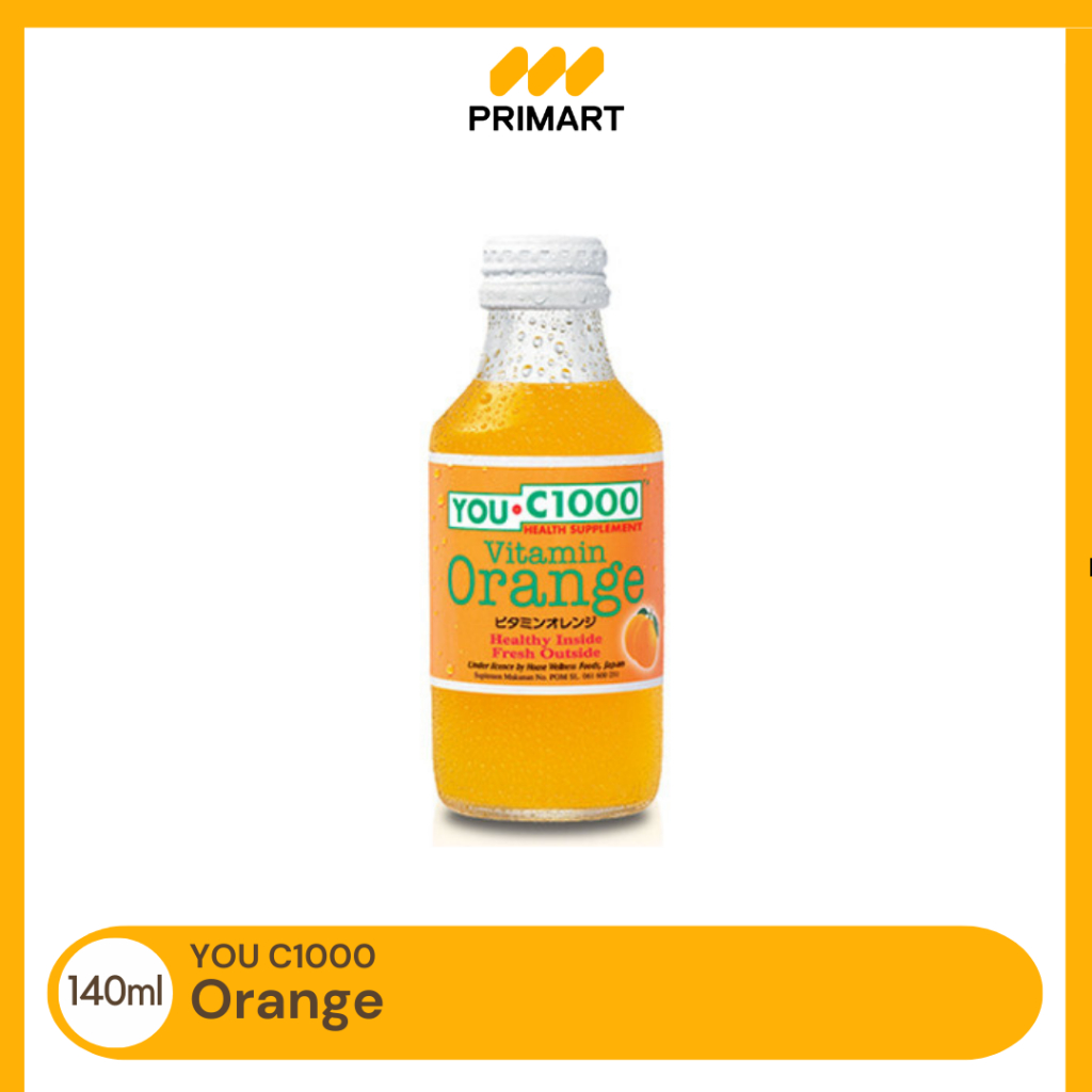 Jual YOU C 1000 Orange Water Minuman Vitamin C 140Ml | Shopee Indonesia
