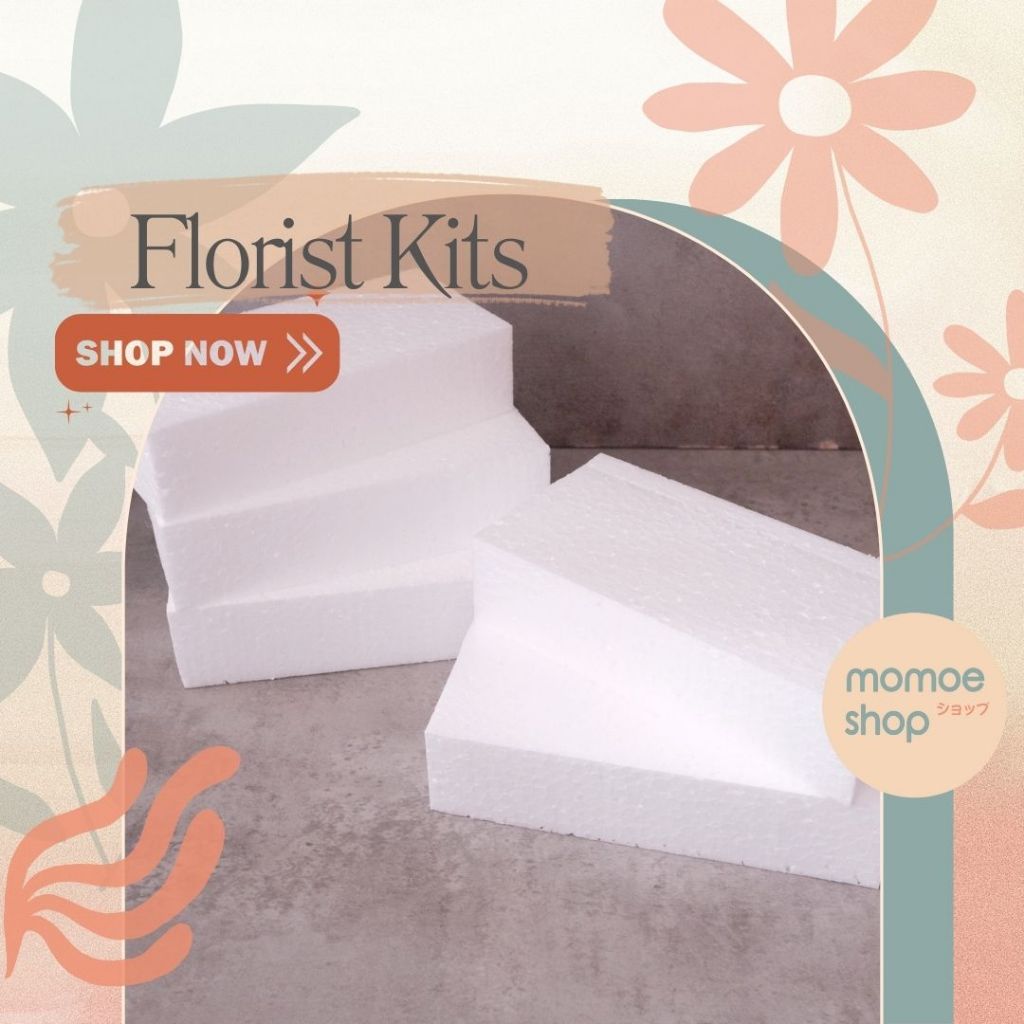 Jual Foam busa bunga buket gabus Sterofoam Styrofoam gabus oasis kering ...