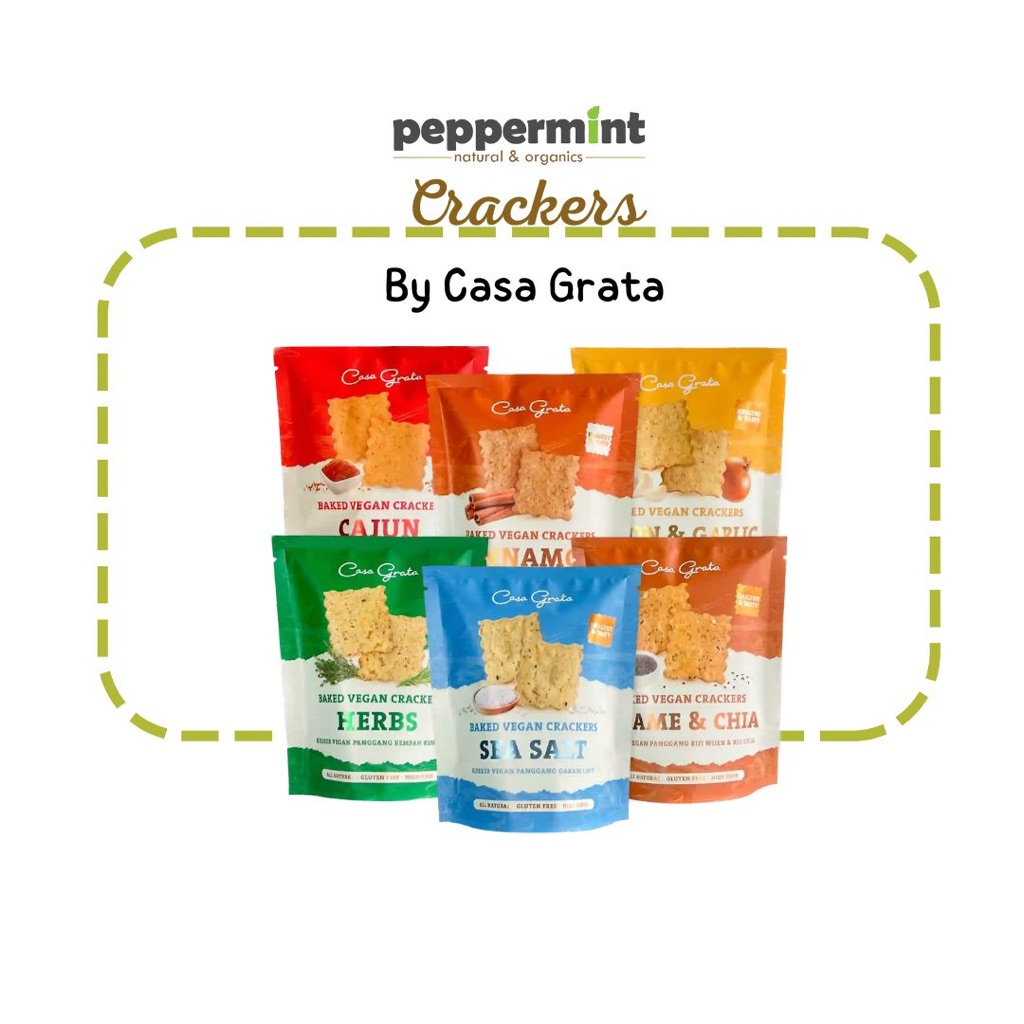 Jual Casa Grata Crackers (20 gr) / Cemilan Snack Sehat | Shopee Indonesia