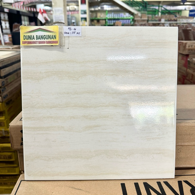 Jual Keramik Asia Tile Otto Cream 30x30 Keramik | Shopee Indonesia